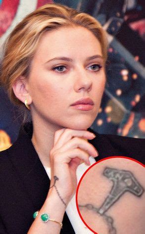 Avengers Scarlett Johansson Rocks A New Wrist Tattoo—what Does It Mean