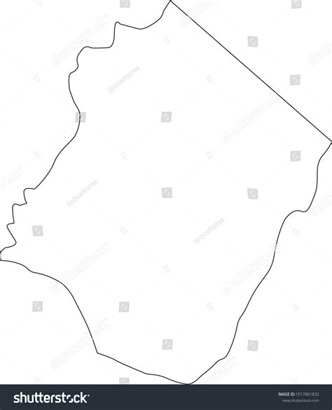 Pendleton County Map State West Virginia Stock Vector Royalty Free