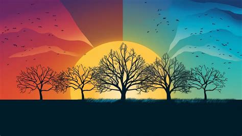 A Gradient Graphic Where The Colors Seamlessly Shift To Represent The