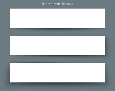 투명한 배경에 그림자가 있는 프리젠테이션 직사각형 가로 그림 프레임 디자인 요소 3d 보드 배너는 사진 이미지 텍스트에 대한 격리된 깨끗한 빈 벡터 그림 Eps 10에 서