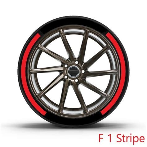 Tire Car Letter Stickers Permanent Custom White Text Decal Wheel