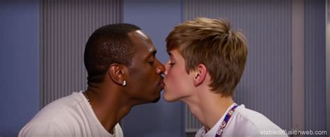 Diddy And Justin Bieber S Kiss Stable Diffusion Online