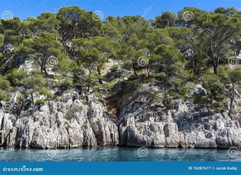 El Calanques De La Casis Francia Imagen De Archivo Imagen De Europa Fondo 76387677