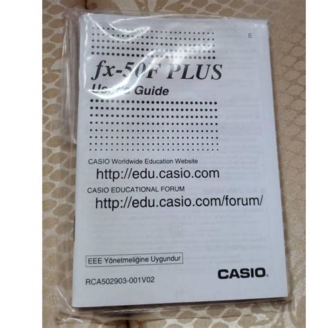 Casio Fx 50f Plus Calculator 無花可用計數機 價錢可議 興趣及遊戲 手作＆自家設計 文具 Carousell