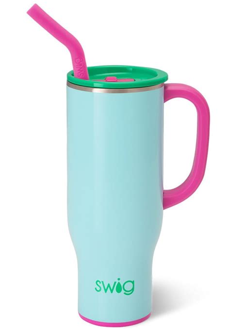 Swig Life 30oz Mega Mug 30oz Tumbler With Handle And Straw Large