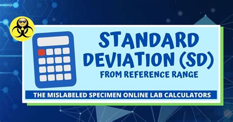 Standard Deviation Sd Calculator From Reference Range The