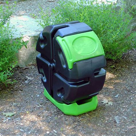 Fcmp Outdoor Half Size 19 Gallon Plastic Rolling Composter Tumbler Bin