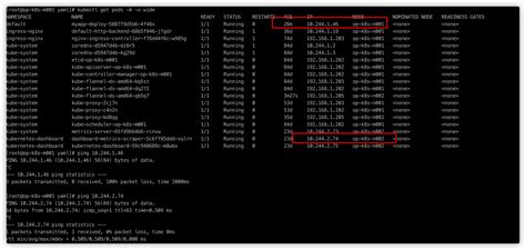 问题已处理 Kubernetes的master节点无法ping通node上pod的cluster Ipmaster无法ping通节点的