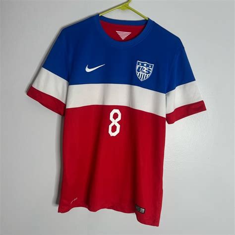 Nike Shirts Team Usa Clint Dempsey Jersey Mens Medium Red White