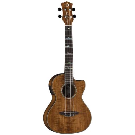 Luna Guitars 4 String Ukulele Uke Htt Koa