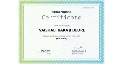 vaishali deore on linkedin javalearning hackerrank javaprogramminglanguage