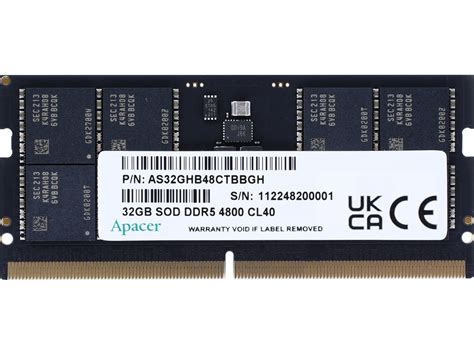 32gb Ddr5 4800mhz Apacer Laptop Bg Технологията с теб