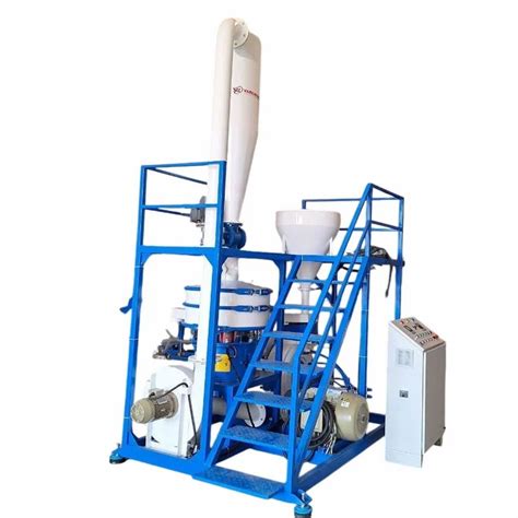 600kg Mild Steel Pvc Pulverizer Machine Air Cooled Automatic At