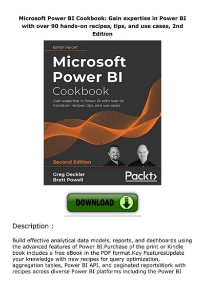 Pdf Microsoft Power Bi Cookbook Gain Expertise In Power Bi With Over