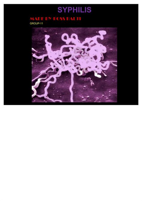 Pdf Syphilis Presentation 1 Dokumen Tips