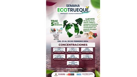Ecotrueque Noticias Municipalidad Provincial Cajabamba Plataforma Del Estado Peruano
