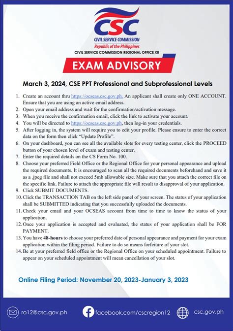 March 3 2024 Cse Ppt Professional And Subprofessional Levels 1
