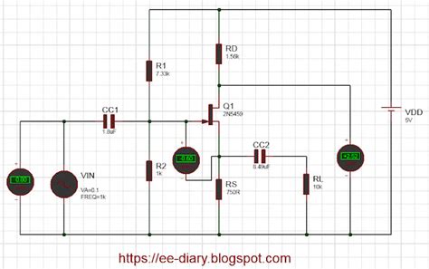 how to design jfet source follower ee diary