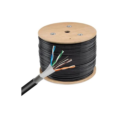 Кабель сетевой Buro Bu Cca 050 Ftp Outdoor Ftp 4 пары Solid 0 5мм Cca 305м черный Outdoor