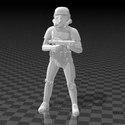 Free Stl File Stormtrooper Standing At Attention・model To Download And 3d Print・cults