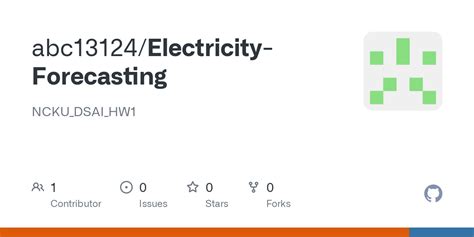 GitHub Abc Electricity Forecasting NCKU DSAI HW