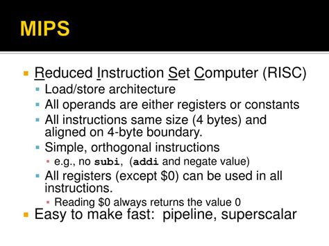 PPT MIPS PowerPoint Presentation Free Download ID