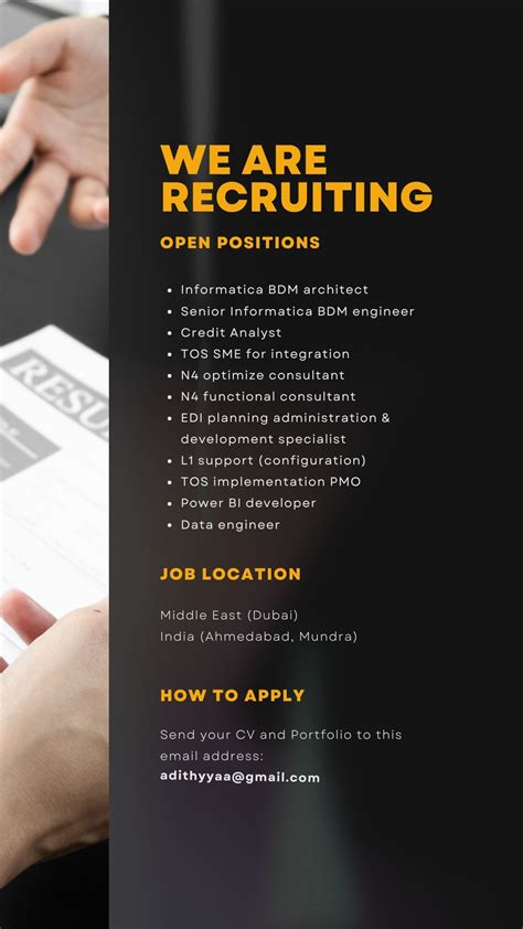 Adithya Babu On Linkedin We Are Hiring Kindly Share Your Resume To Adithyyaa