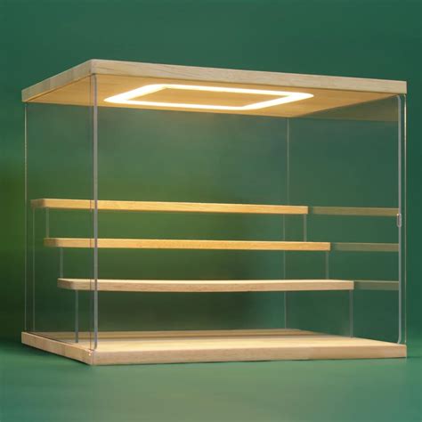 Summit Clear Acrylic Display Case Stand With Led Light 23456 Tier