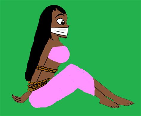 Isabela tied up and gagged in her swimwear by adamhatson on DeviantArt
