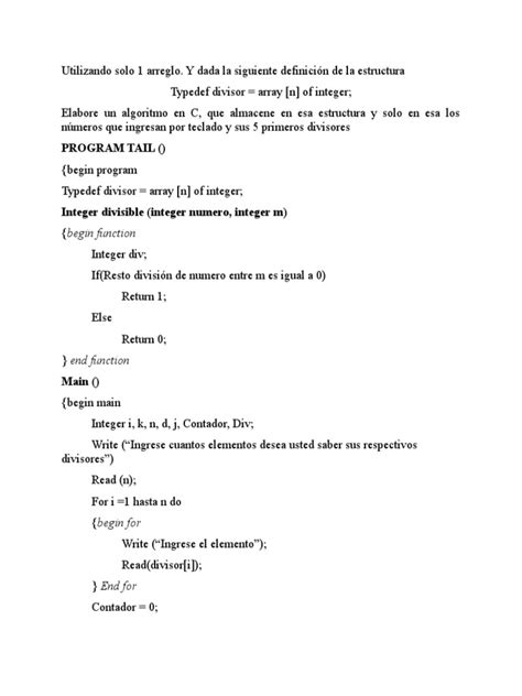 Pseudocodigo Ejemplo Pdf