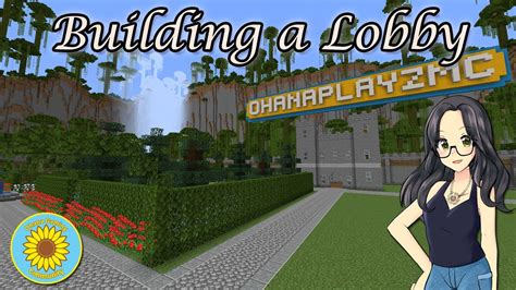 Vod Minecraft Java Building A Lobby Youtube