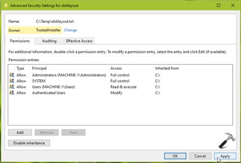 How To Restore Ownership To TrustedInstaller In Windows