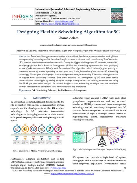 designing flexible scheduling algorithm for 5g pdf computer network scheduling computing