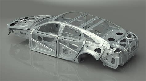 Car Frame Unibody Structure 3d Model Turbosquid 2218354