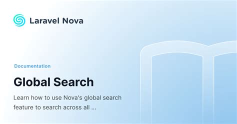 Global Search Laravel Nova
