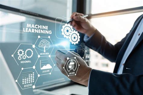 Ai Machine Learning And Big Data In Digital Networks And Science Stock Illustration