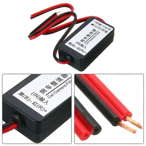 12v Dc Power Relay Capacitor Filter Rectifier For Car Rear View Backup Camera Fruugo Uk