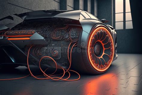 concept for automotive technology stock illustration illustration of