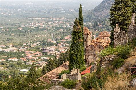 Pantanassa Monastery At Mystras On Peloponnese Peninsula Gree Stock