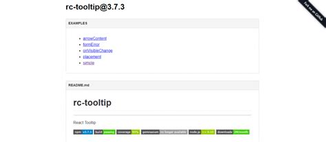 Awesome React Tooltip Components OnAirCode