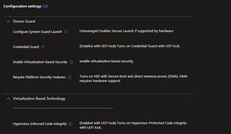 Enabling Firmware Protection Under Device Security By Intune Policy R