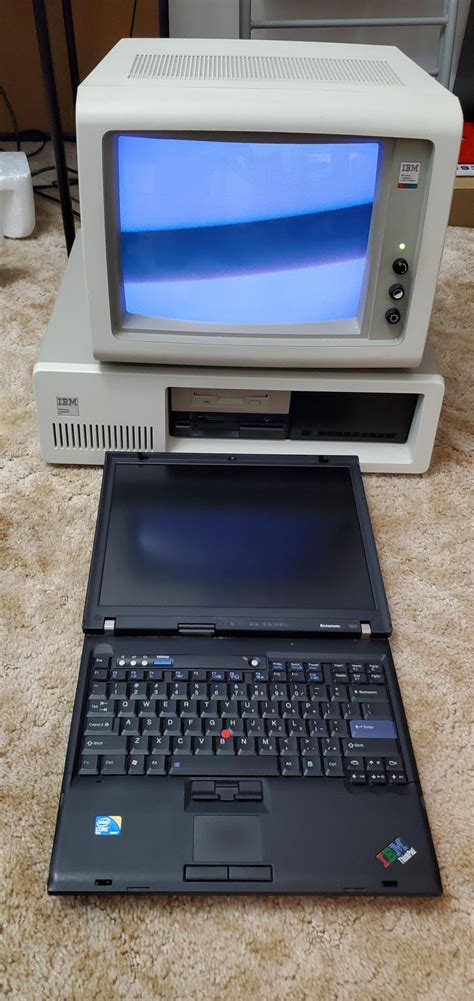R60 With The Ibm Pc Xt My Wonderful Girlfriend Got Me Today While I Was