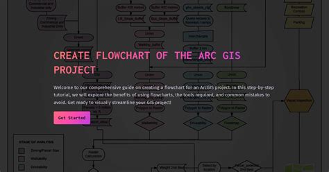 Create Flowchart Of The Arc Gis Project