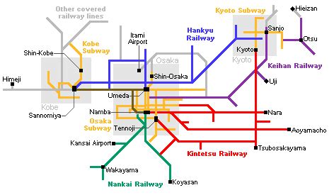 Surutto Kansai Kansai Railway Pass Formerly Known As Kansai Thru Pass