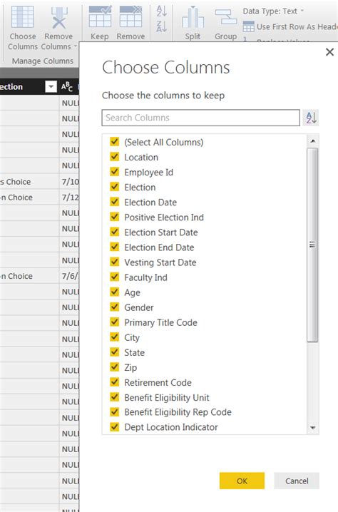 how to remove columns in power query printable forms free online