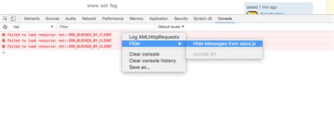 Regex Filter Out Console Messages In Chrome Dev Tools Stack Overflow