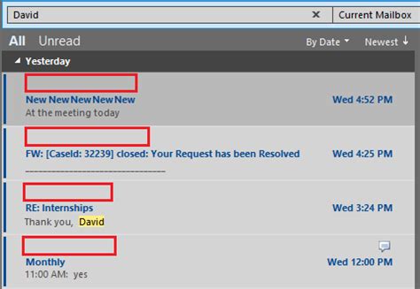 Outlook From Field Missing From Search Results Software Spiceworks Community
