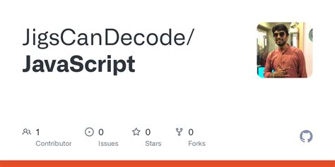 Github Jigscandecodejavascript