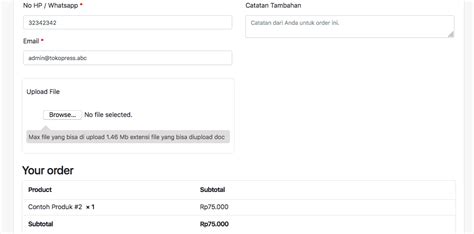 Woocommerce File Upload Wordpress Plugin Tokopressid