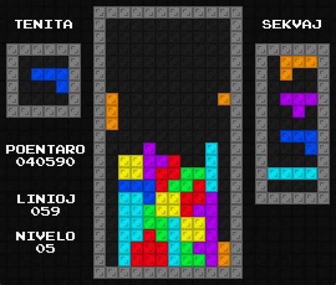 Dupartitris Split Tetris Pieces For High Scores